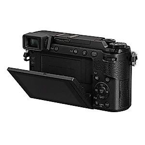 Panasonic DMC-GX85WK LUMIX 4K Mirrorless Camera with 12-32mm and 45-150mm Lenses Bundle with 64GB Memory Card, Case, Charger with Batteries, and Tripod (5 Items)