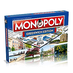 Monopoly Board Game Massachusetts Edition: 2-6 Players Family Board Games for Kids and Adults, Board Games for Kids 8 and up, for Kids and Adults, Ideal for Game Night
