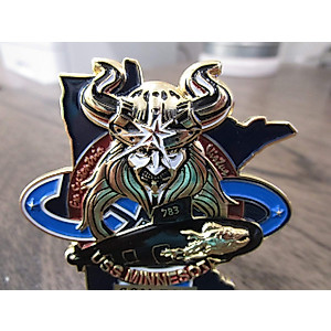 United States Navy USS Minnesota SSN 783 Chief Petty Officer Chiefs Mess Challenge Coin
