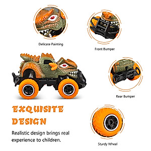 Remote Control Car for Boys 3-5, RC Car Toys for 3 4 5 6 Year Old Boys,4-Channel Off-Road Monster Trucks for Boys,1/43 Scale Remote Control Car for Girls 3-6,Toddlers Gifts for 3 4 5 6 Year Old Boys