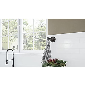 Design House 580688 Kimball Double Robe Hook, Satin Black