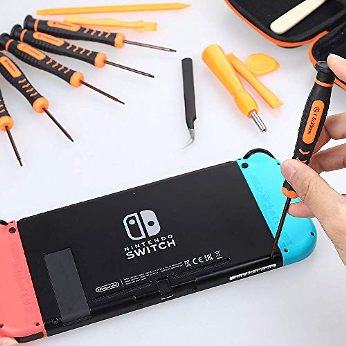 Vastar 17Pcs Triwing Screwdriver Set for Nintendo - Full Professional Screwdriver Bit Repair Tool Kit with S2 Steel for Nintendo New 3DS/2DS XL/NES/SNES Classic (2017)/Nintendo NDS/NDS