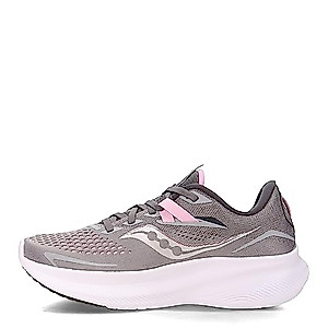 Saucony Women's Ride 15 Running Shoe, Alloy/Quartz, 8.5