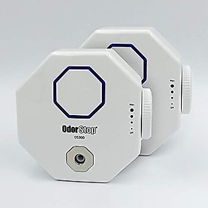 OdorStop OS300-2 Mini Ozone Generator Air Purifier Ionizer for Deodorizing and Purifying Small Areas, Pack of 2