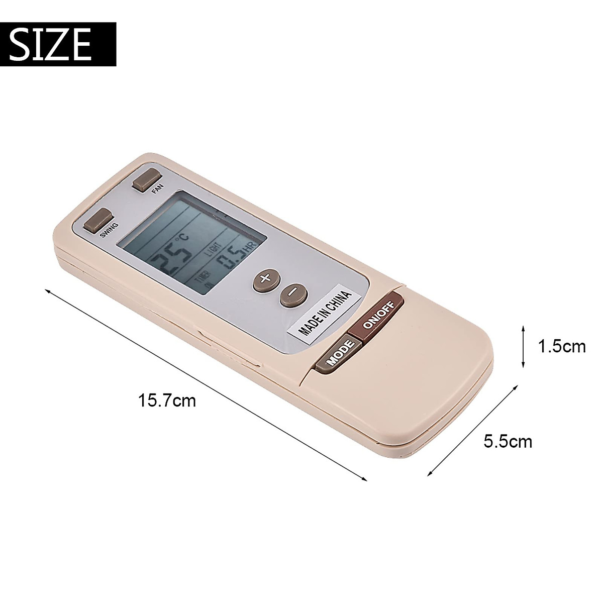 Air Conditioner Remote Control for Gree Y502, Universal Remote Control Replacement for Gree Y512 Y502 Air Conditioner