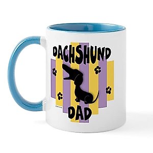 CafePress Dachshund Dad Mug Ceramic Coffee Mug, Tea Cup 11 oz
