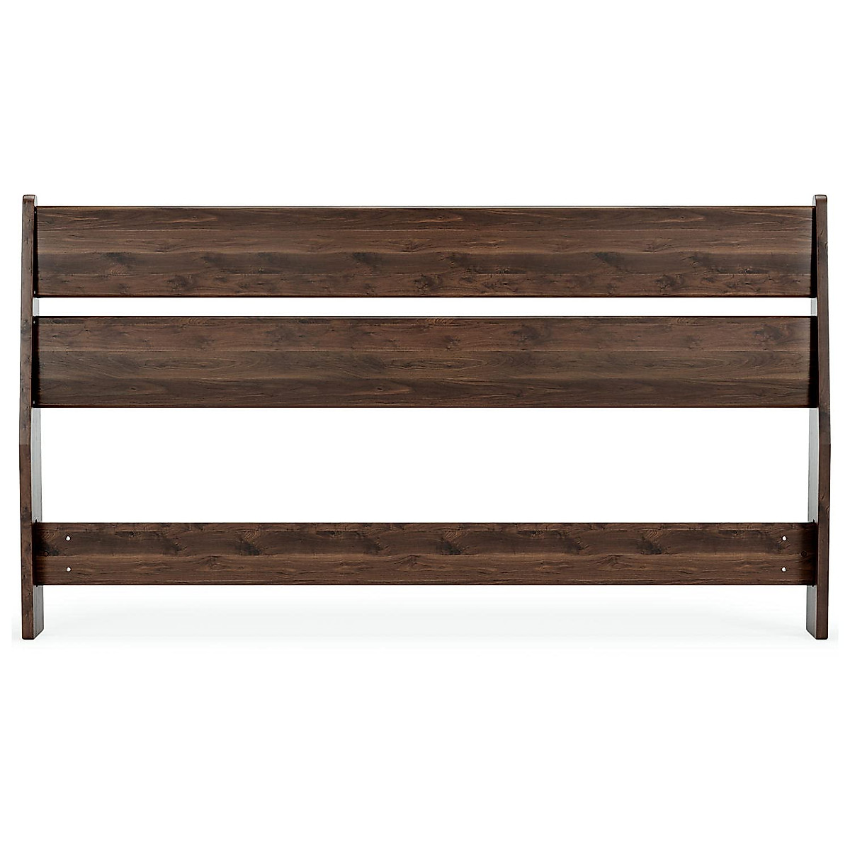 Signature Design by Ashley Calverson Modern Open Slat Panel Headboard ONLY, Queen, Brown