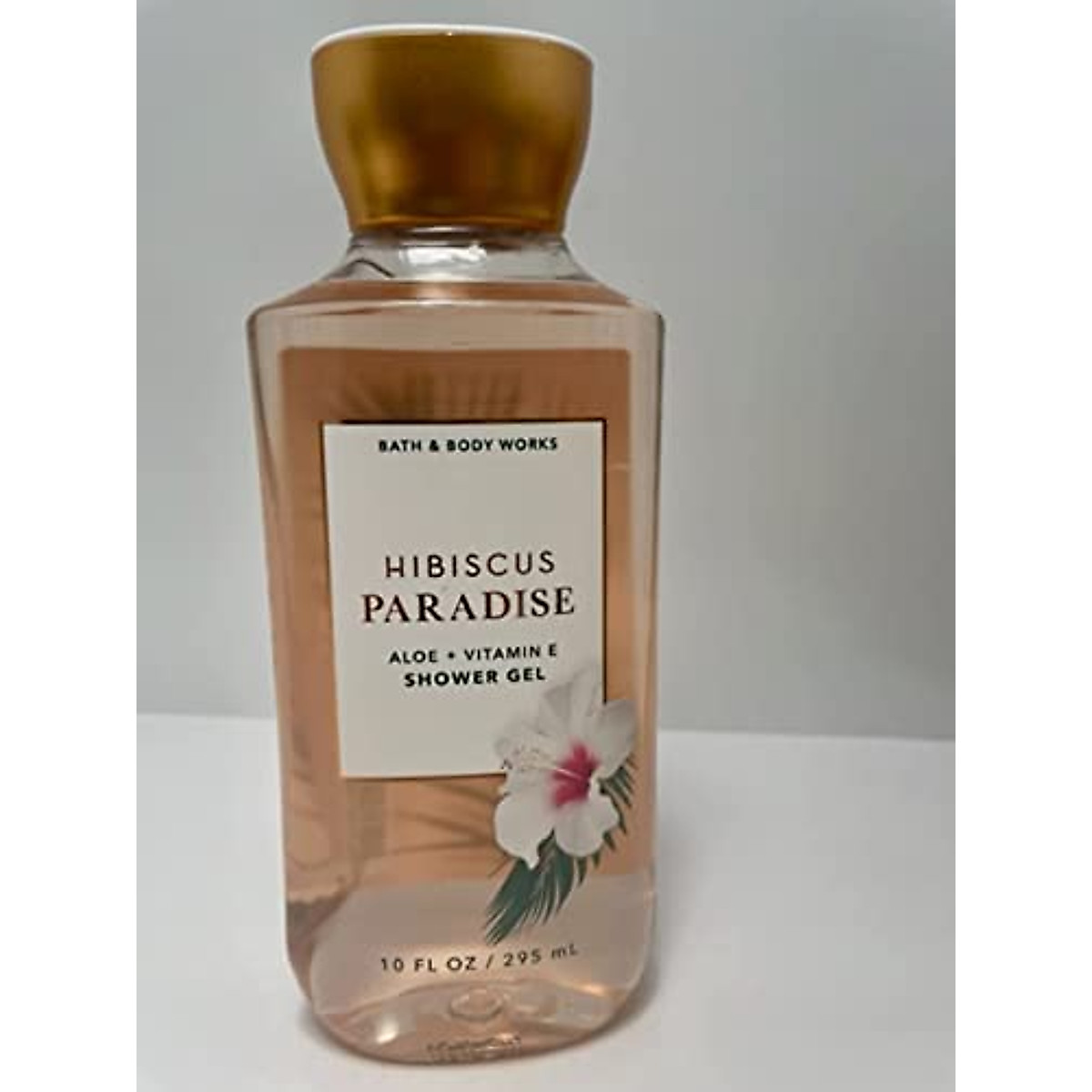 Bath and Body Works Hibiscus Paradise Shower Gel Wash 10 ounce Full Size,Pink