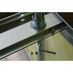 24" X 36" AmGood Stainless Steel Work Table | Commercial & Residential Kitchen Laundry Garage Utility Bench | NSF Metal Prep Table (24" x 36" Table + 2 Shelves + Drawer)