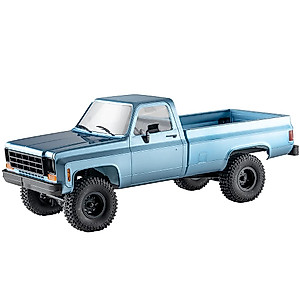 EAZYRC 1:18 Glacier RC Crawler 4x4 Offroad Truck Hobby Grade Remote Control Car Model Vehicle RTR with LED Lights 3-Ch 2.4GHz Transmitter Battery USB Charger Included