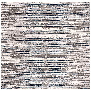 Safavieh Meadow Collection 5'3" x 7'6" Grey Light Grey MDW179F Modern Abstract Area Rug