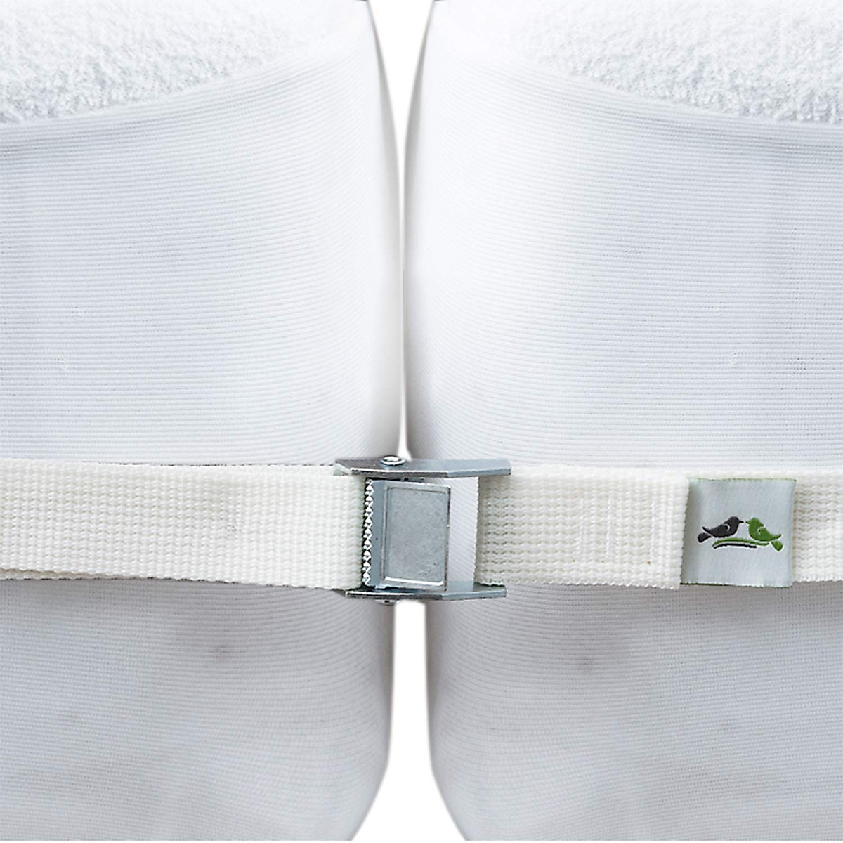 Insieme Strap for Twin Beds, 33 ft Long Twin to King Bed Converter/Mattress Joining Strap with Adjustable Metal Buckle. Use to Combine Split Twins or Twin XL to King and Hold Mattresses Together