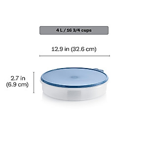 Tupperware Freeze & Go Round Container - Freezer Safe, Dishwasher Safe & BPA Free Container (4L/16.9 Cups)