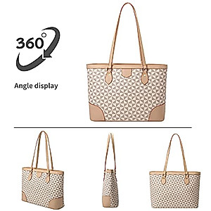 Lacel Urwebin Bags for Women Fashion Designer White Large Capacity Tote Top Handle Satchel Leather Shoulder Bag Handbag