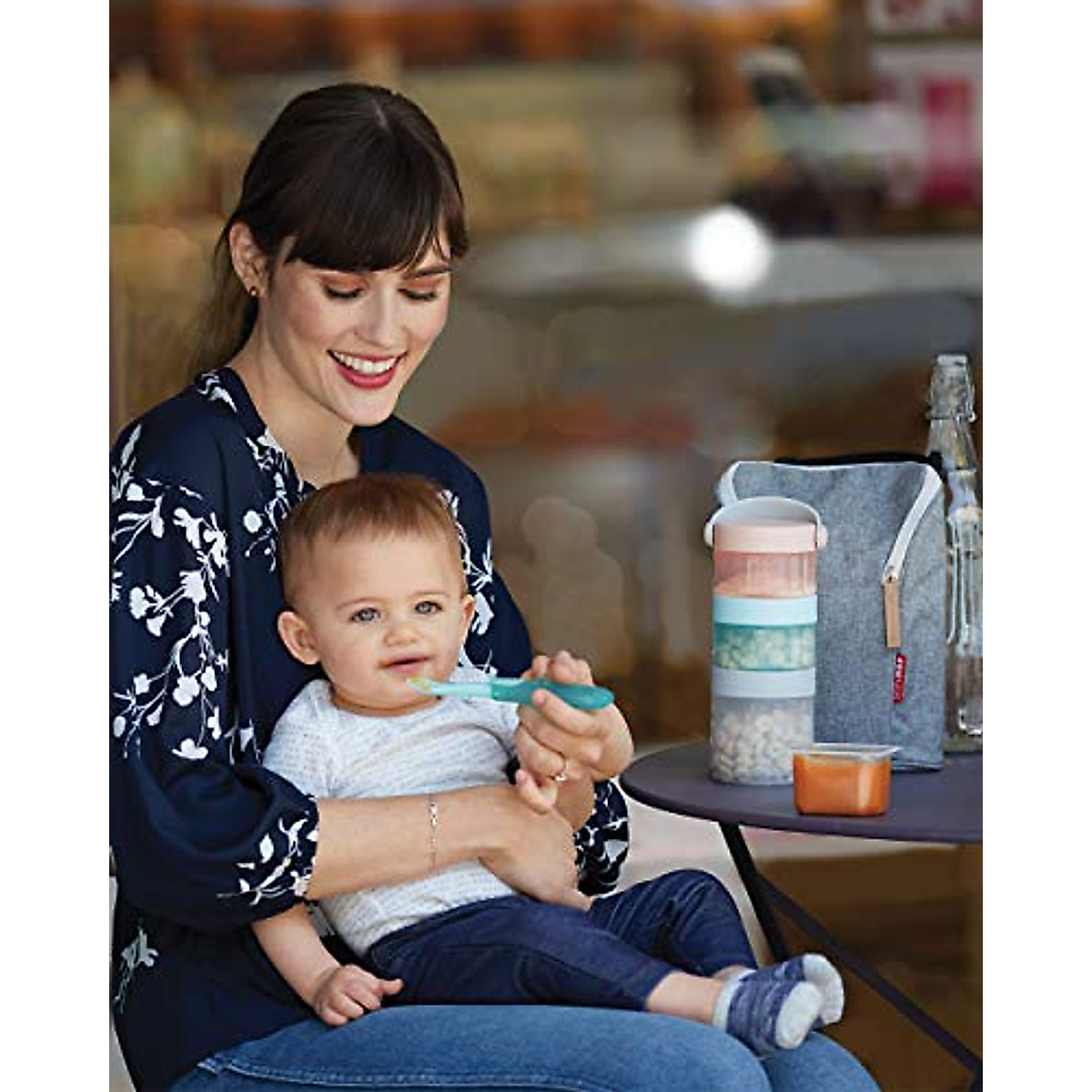 Skip Hop Baby Formula Container, Formula-to-Food
