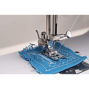 Michley Professional Desktop Sewing Machine SS-700+, 16 Built-in Stitch Patterns, 13.5-inches by 5.8-inches by 11.5-inches, White