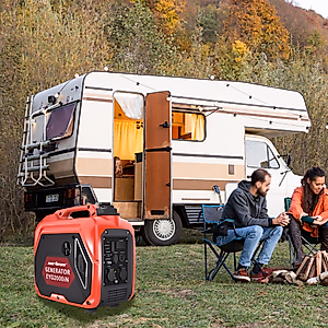 Cartman 2000W Portable Inverter Generator: Super Quiet Power Backup for Home, Camping, and Emergencies - Gas Powered, EPA Compliant