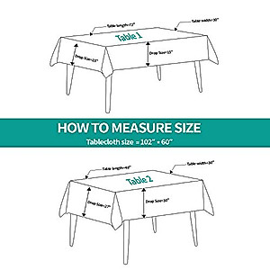 Surmente Tablecloth 60 x 102-Inch Rectangular Polyester Table Cloth for Weddings, Banquets, or Restaurants (Pink) … ……