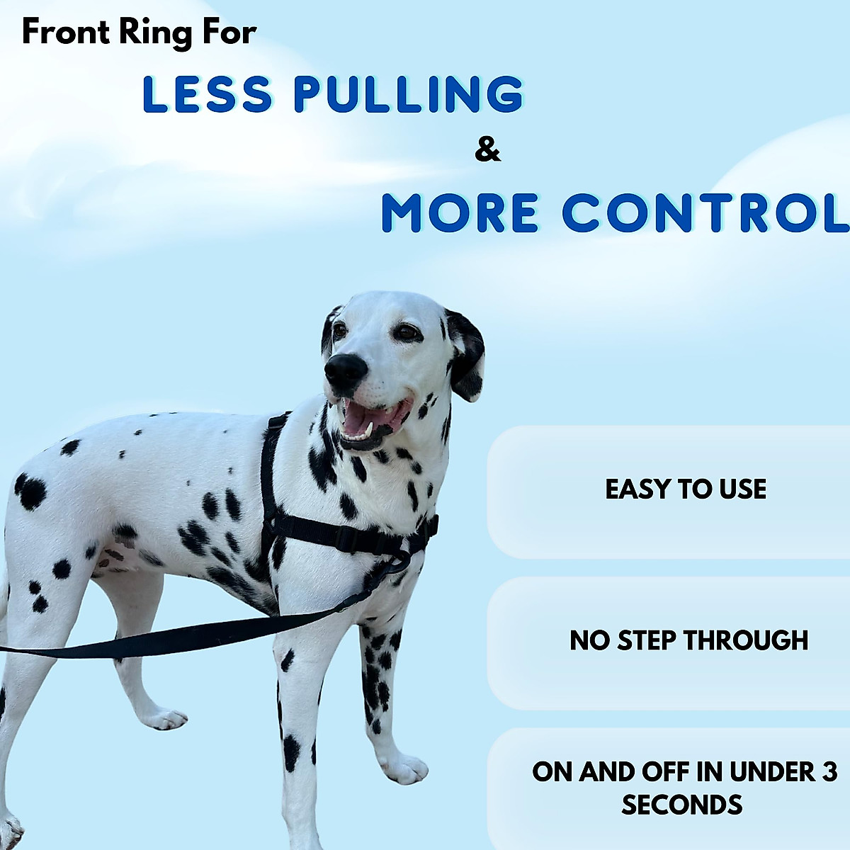 ShawnCo Dream Walk No-Pull Dog Harness- Adjustable, Comfortable, Easy to Use Pet Halter to Help Stop Pulling for Small, Medium and Large Dogs (Olive Green, M)