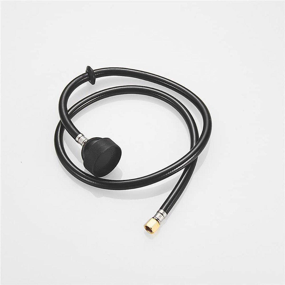 Weirun Shampoo Bowl Sink Hose with Sprayer,Salon Hose Spray Head Attachment for Vacuum Breaker,Shampoo Bowls Hose for Salons Sink,1/4" Nut Black