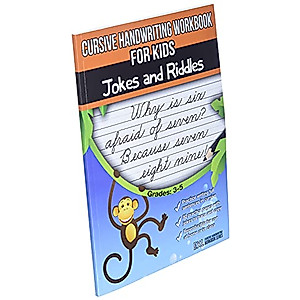 Cursive Handwriting Workbook for Kids: Jokes and Riddles
