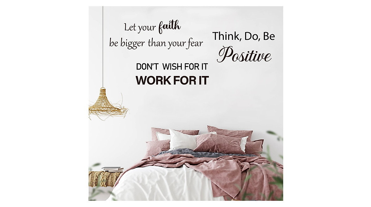 Inspirational Wall Decals: Motivational Quotes for Your Space