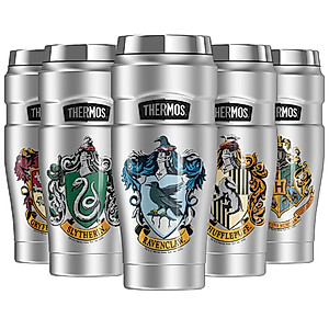 THERMOS Harry Potter Ravenclaw House Crest, STAINLESS KING Stainless Steel Travel Tumbler, Vacuum insulated & Double Wall, 16oz