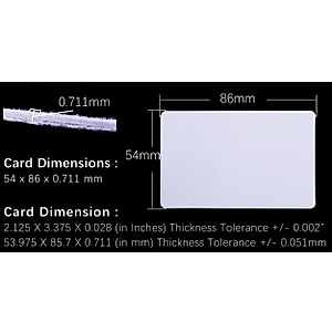 UBICON Card Reader Cleaning Card - Pre-Saturated with 99.9% IPA, Effective Dirt and Oil Remover, Compatible with ATM, POS, Swipe and Smart Card Readers - 2.125 x 3.375 Inches (10)