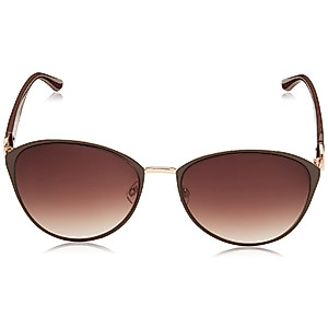 Jessica Simpson Women's J5329 Chic Metal Cat Eye Sunglasses with UV400 Protection - Glamorous Sunglasses for Women, 60mm