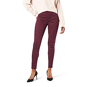 Levi Strauss Signature Gold Women's Totally Shaping Pull-on Skinny Jeans (Available in Plus Size), Winetasting, 6 Medium