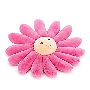 Jellycat Fleury Gerbera Flower Stuffed Animal, Medium 14 inches | Plant Plush Toy | Classic Children's Gift