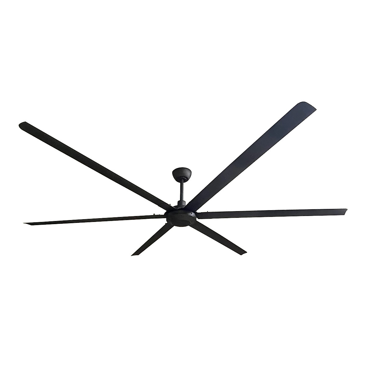 iLiving 102 Inch, 6 Blades BLDC Big Ceiling Fan, High Volume Low Speed Outdoor Fan with Powerful Brushless DC Motor Reversible Industrial Commercial and Residential, 17800 CFM at 90 RPM with IR Remote
