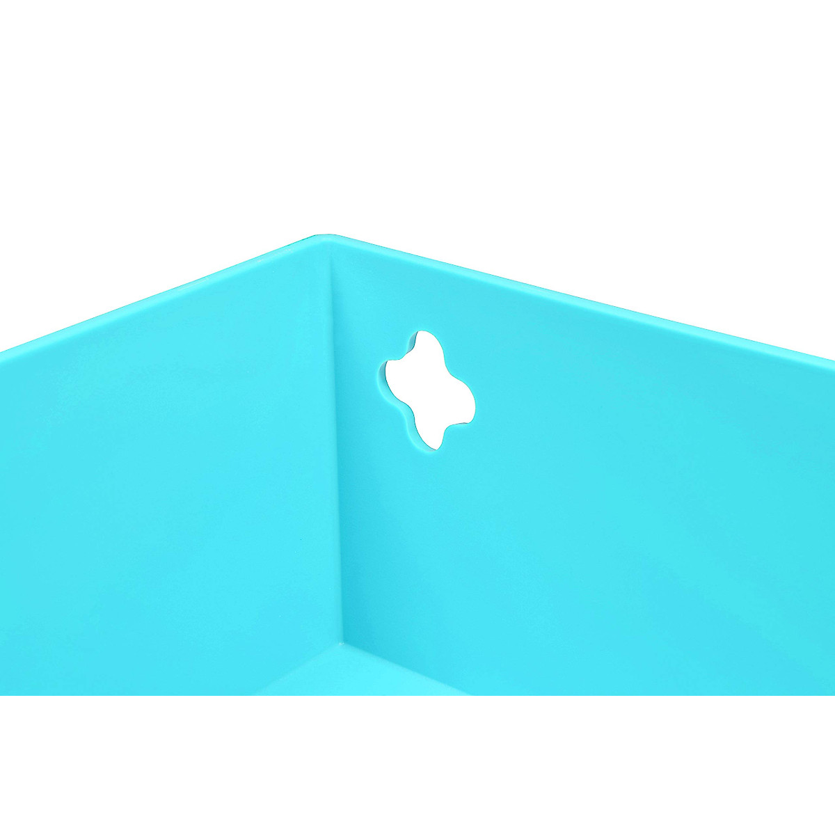 Seki Japan Multifunction Cutting Board, 5.98 inch Mini Plastic Corner Chopping Board, Blue Kitchen Prep Mat