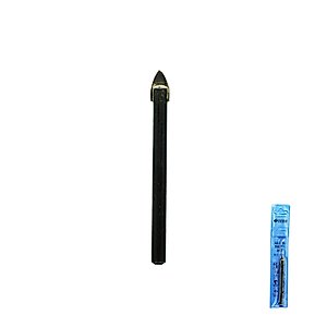 Romax Glass Drill Bit 5/16 inch, Tile Drill Bit 5/16 inch, High Temperature Brazed Carbide Tips, Spear Head for High Speed, Drilling Bottles, Glass, Tile, Marble, Ceramic and Mirror (1 x 5/16")