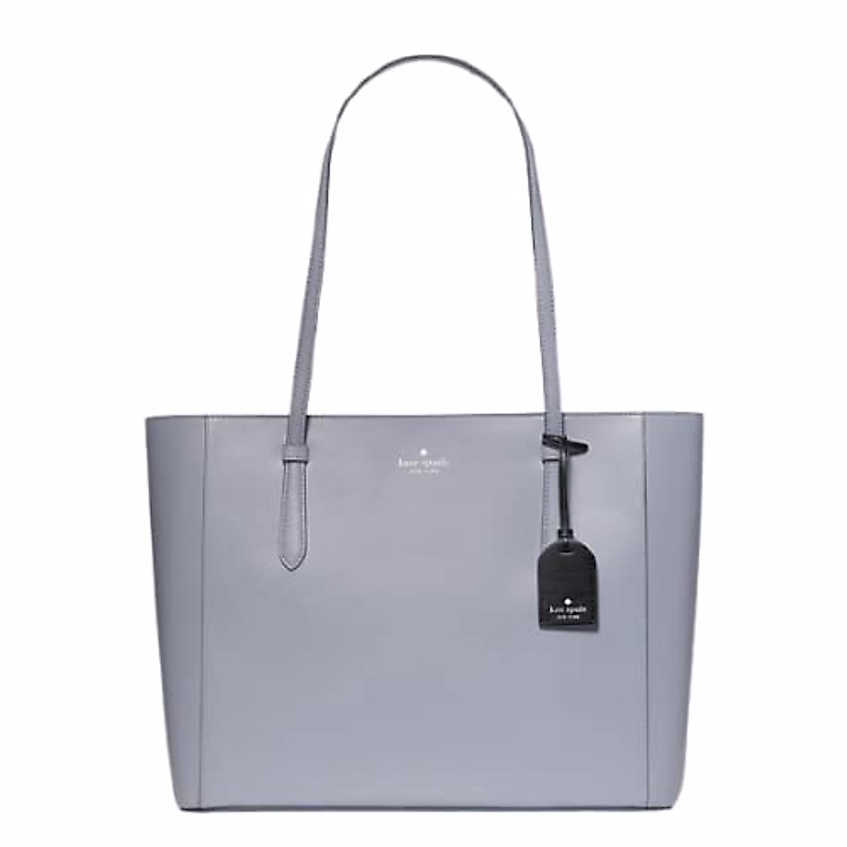 Kate Spade New York Schuyler Medium Leather Tote Shoulder Bag in Brushed Steel