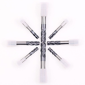 BONYTOOL Carbide Square End Mill Cutter for 304/316 Stainless Steel/Hardened Steels/Alloy Steel/Ball Milled Cast Iron