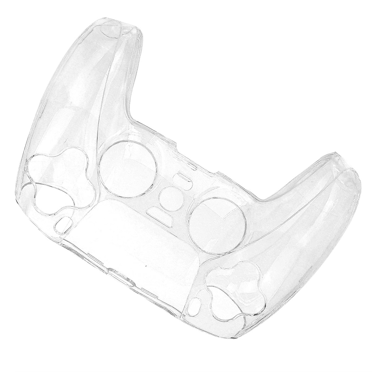 Gamepad Case for PS5 Controller, Clear Controller Skin Anti-Slip Silicone Rubber Cover for PS5, Gamepad Handle Grip for PS5 Controller