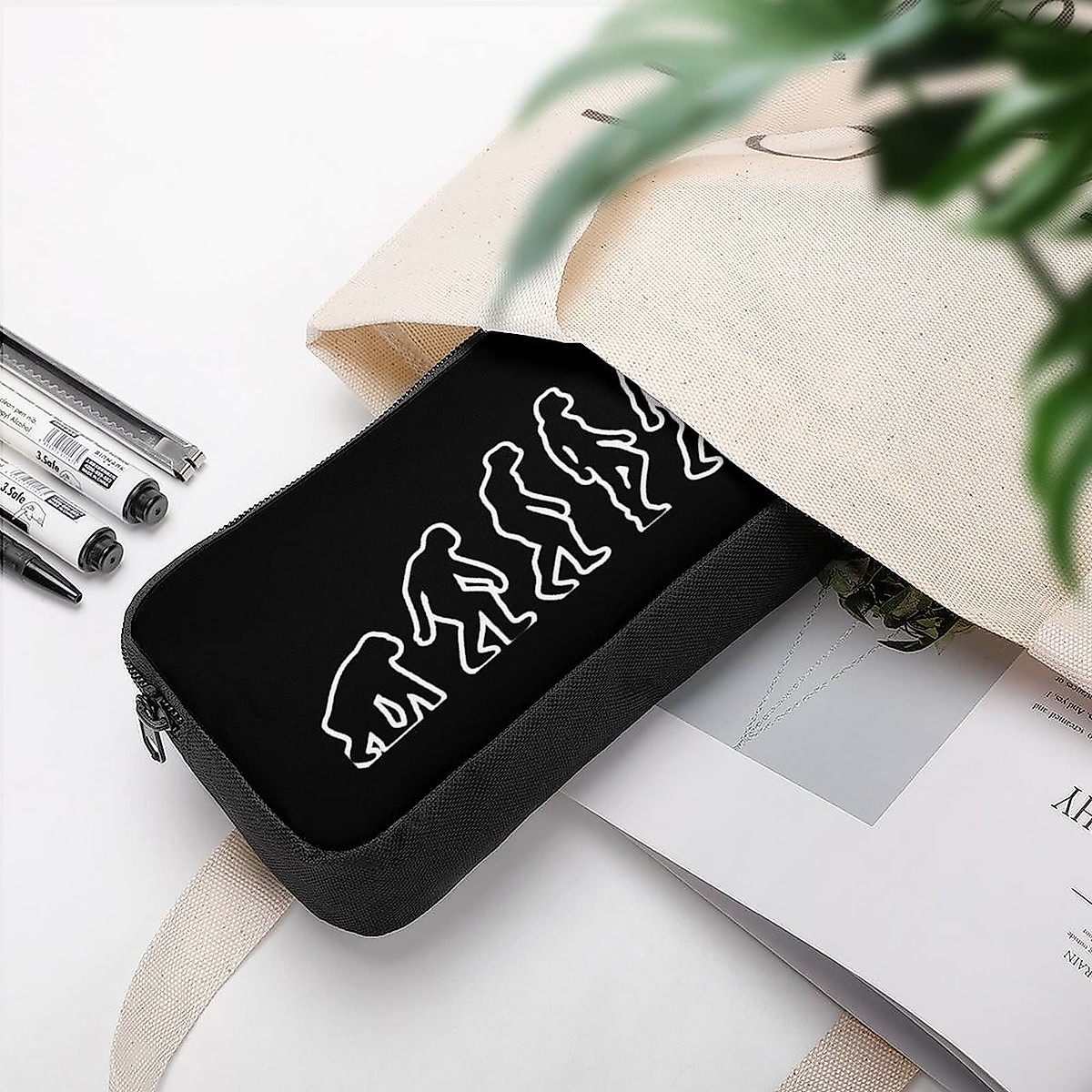 Golf Evolution Pencil Case Pencil Pouch Coin Pouch Cosmetic Bag Office Stationery Organizer