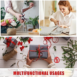 Gisafai 30 Pcs Kitchen Seafood Scissors for Crab Bulk, Red Leg Scissors Multifunctional Stainless Steel Shears Crab Leg Crackers Fish Crab Shrimp Lobster Scissors for Kitchen Seafood Peeling Tools