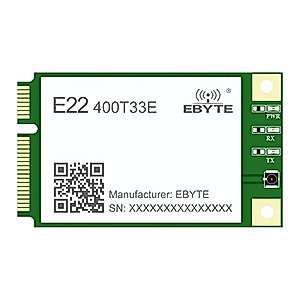 433MHz 470MHz Lora Wireless Module E22-400T33E 33dbm 12KM Mini PCI-e UART RS485 RS232 USB LBT RSSI Relay Networking
