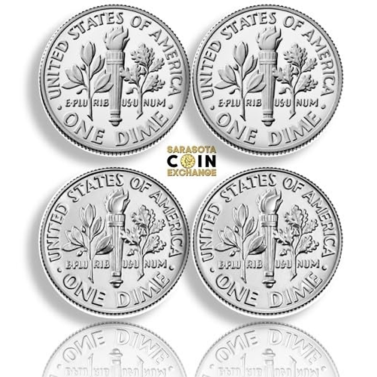 2023 S Roosevelt Dime 10C Deep Cameo 2023 S Roosevelt Dime 10C Deep Cameo Dime US Mint Silver Proof, Proof, Philadelphia and Denver Uncirculated 4 Coin Set Dime US Mint Proof