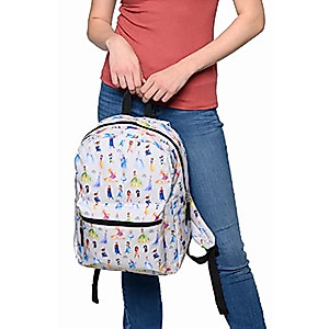Disney 16" Laptop Backpack Cargo Pocket D100 Princess Minnie Mouse AOP