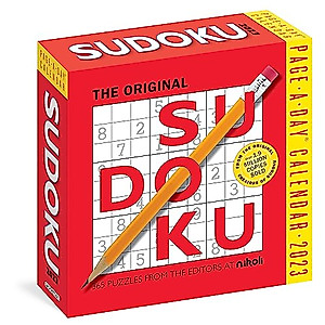 Original Sudoku Page-A-Day Calendar 2023: 365 Puzzles from the Editors at Nikoli
