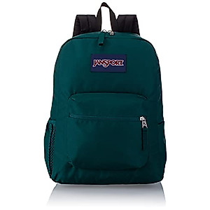 JanSport Cross Town Backpack, Deep Juniper, One Size