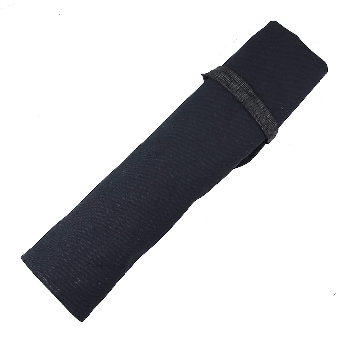 Chef's Knife Roll Up Bag Travel Chef Knife Case Carrier Storage Bag (Black, 5 Slots)