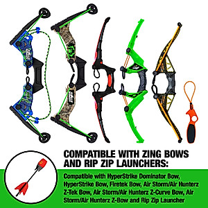 Zing Firetek Arrow Refill Pack, 4X Light up Whistling Arrows, for Long Range Outdoor Play with Friends and Family, for Ages 14 and Up