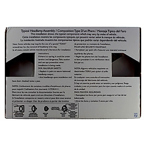 Philips H6024C1 Standard Halogen Sealed Beam headlamp, 1 Pack