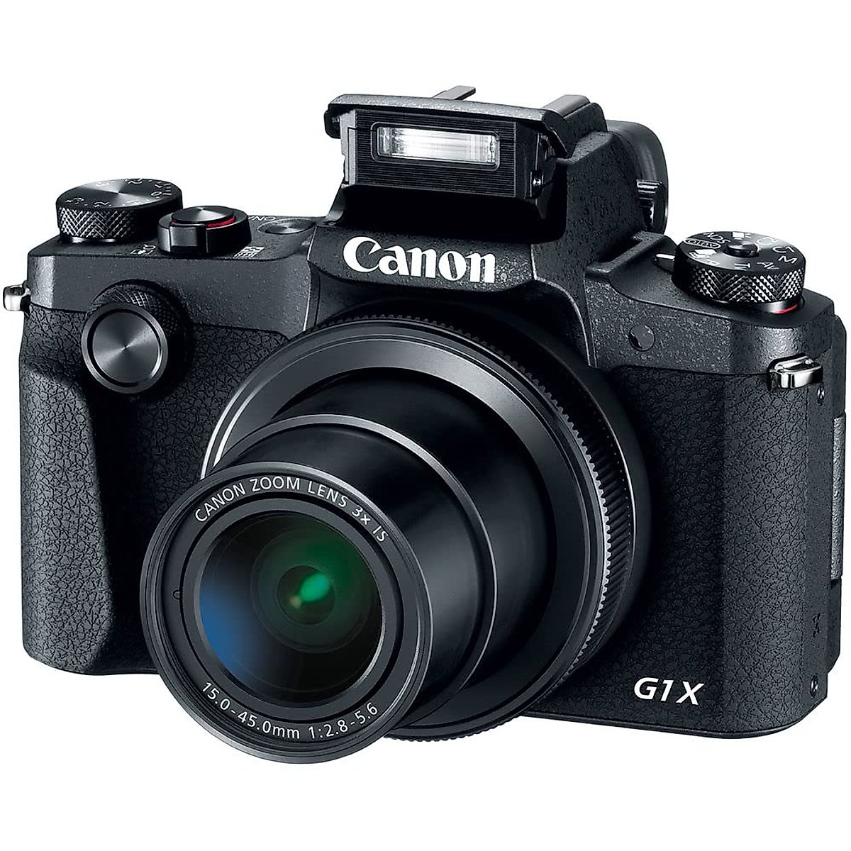 Canon PowerShot G1 X Mark III Digital Camera (2208C001), 64GB Memory Card, Card Reader, Deluxe Soft Bag, Flex Tripod, Hand Strap, Memory Wallet, Cleaning Kit (Renewed)