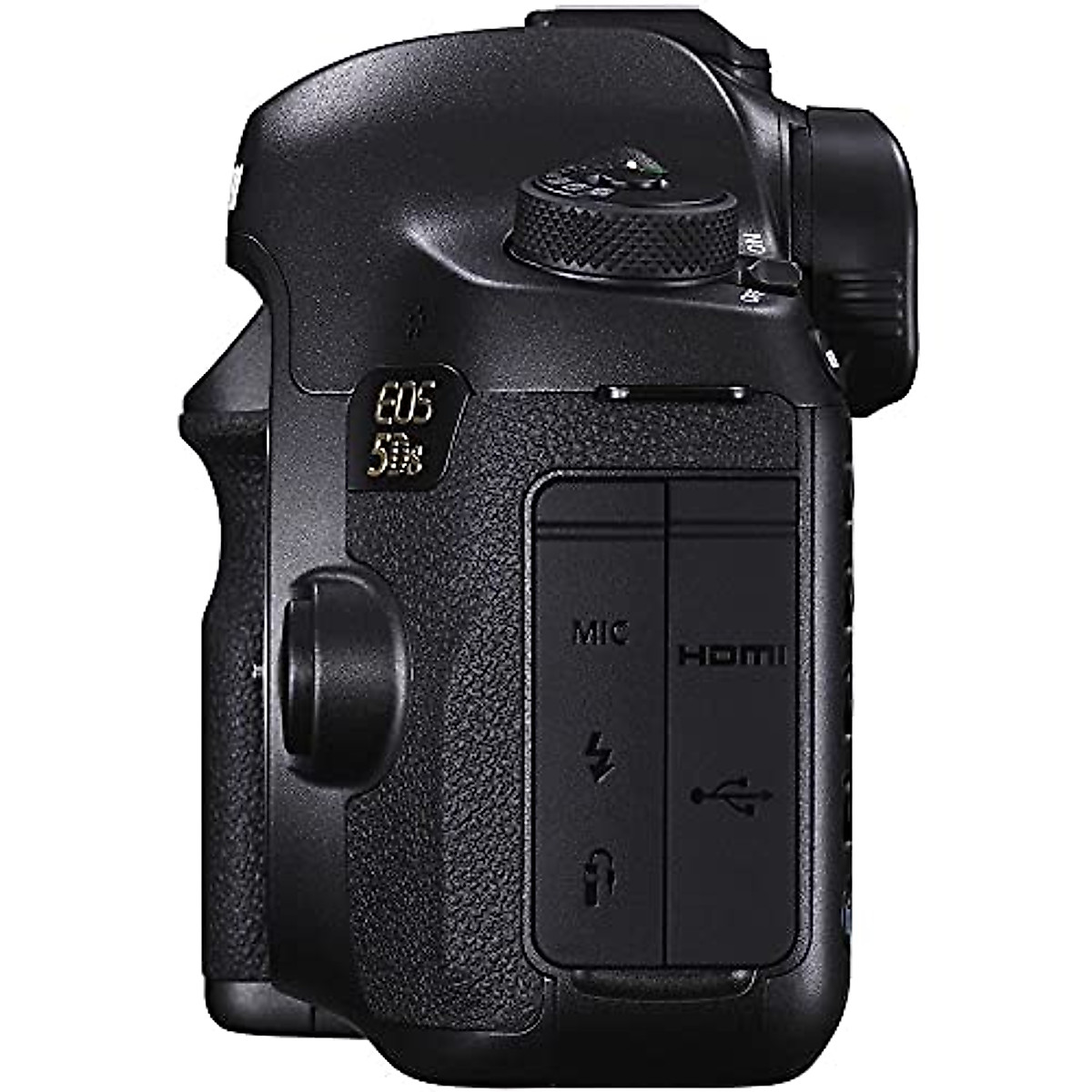 Canon EOS 5DS DSLR Camera (Body Only) (0581C002) + 64GB Memory Card + Case + Card Reader + Flex Tripod + Hand Strap + Cap Keeper + Memory Wallet + Cleaning Kit (Renewed)