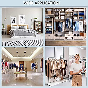 ROREP Z Rack Commercial Z Base Garment Rack Heavy Duty Rolling Z Garment Rack for department stores and laundries.